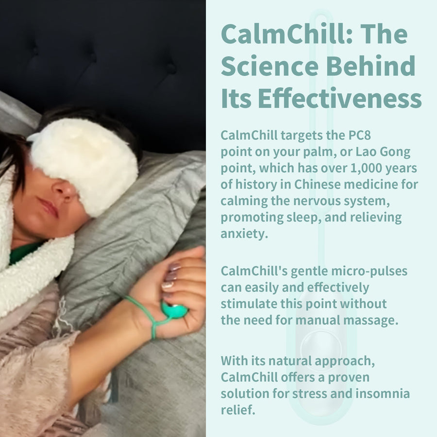 Calm Chill Handheld Sleep Aid Device - Relaxation Tool for Improved Sl ...